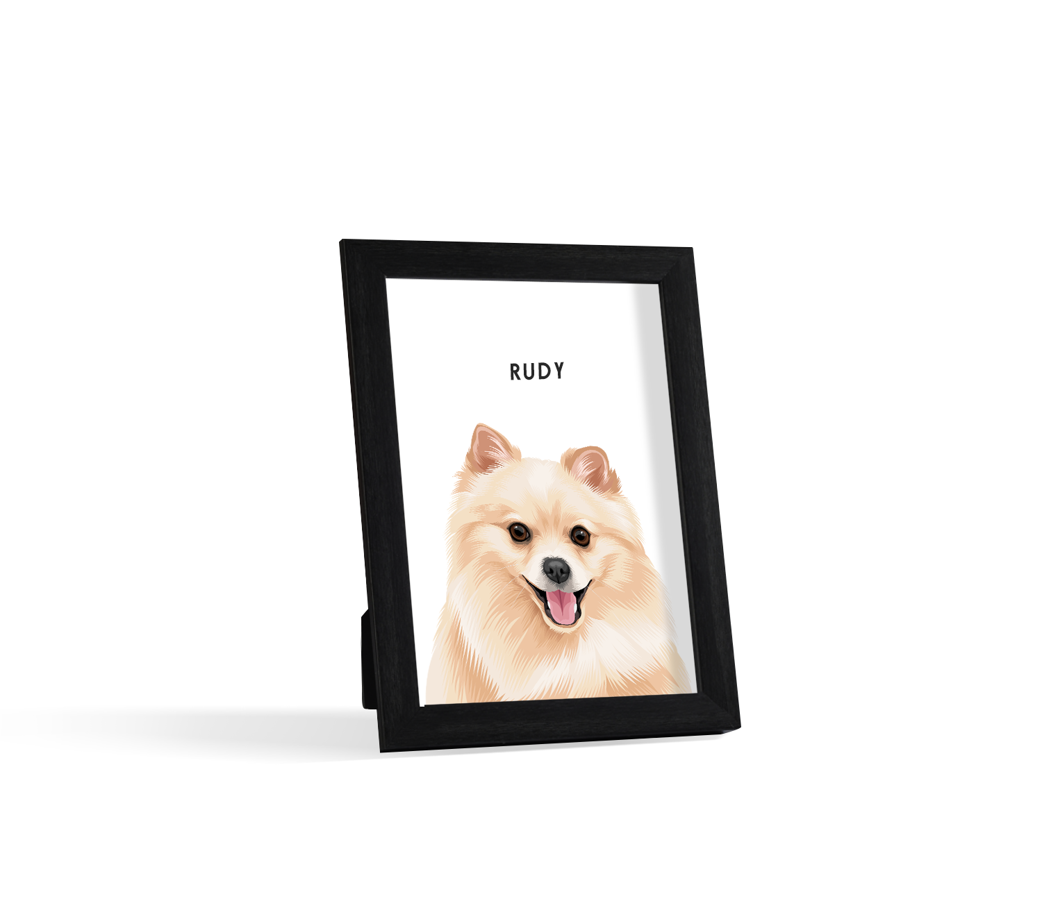 Custom Desktop One Pet Portrait – West & Willow